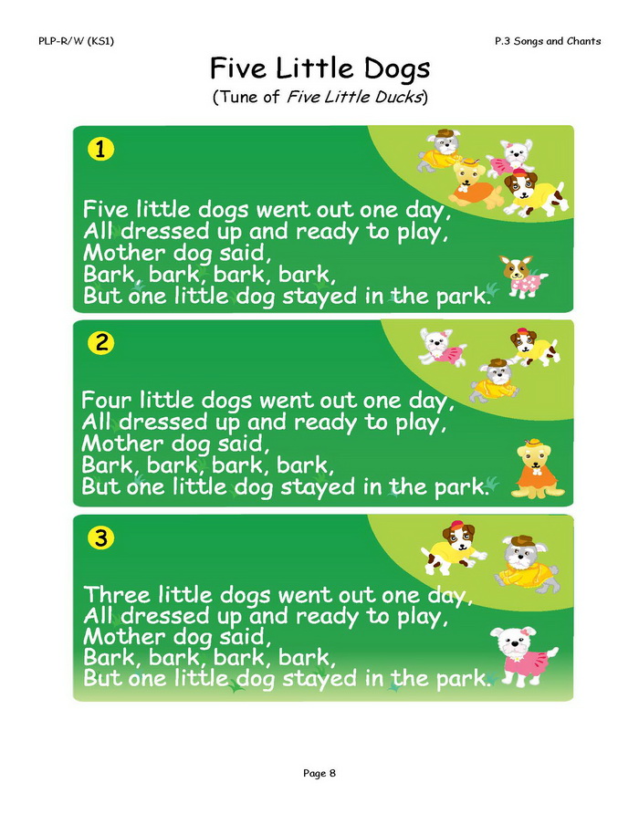 PLP-R/W P3 Songs and Chants